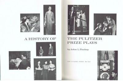 A history of the Pulitzer Prize plays: Toohey, John L.: Amazon.com: Books