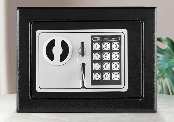 FINALIZE Digital Electronic Safe, Safe Locker/Number & Key Lock/Unlock ...