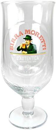 Birra Moretti Pint Glass and Half Pint Glass Set : Amazon.co.uk: Home ...