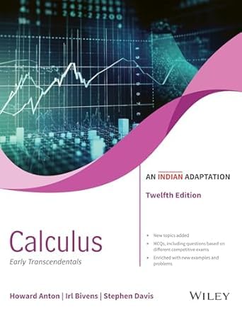 Calculus - Early Transcendentals (An Indian Adaptation) : Howard Anton ...
