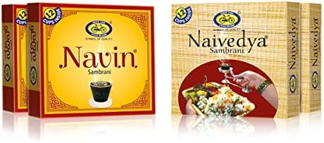 Cycle Pure Naivedya Sambrani Dhoop Cups for Pooja (48 pcs) | Havan Cups ...