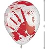 Amazon.com: Asylum Blood-Splattered Latex Balloons (12") - Pack of 6 ...