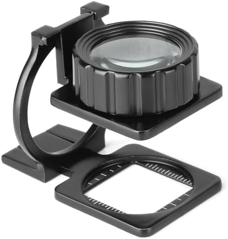 Amazon.com: Rongon Pocket Magnifying Glasses Three-Folding Magnifier ...
