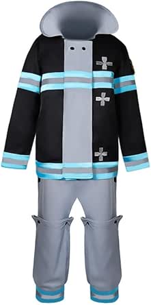 Amazon.com: Boomtrader Shinra Kusakabe Cosplay Costume Full Set Adult ...