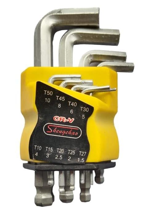 Silver allen key set, Silver allen key set, 9 pcs stainless steel key ...