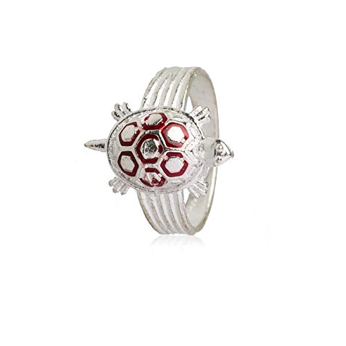 Buy Shining Jewel 925 Silver Plated Tortoise Finger Ring (SJ_4181) at ...