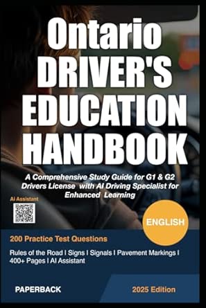 Ontario's Drivers Education handbook 2025: A Comprehensive Study Guide ...