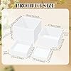 YumSur 4PCS Buffet Risers, White Acrylic Food Riser Cupcake Stand ...