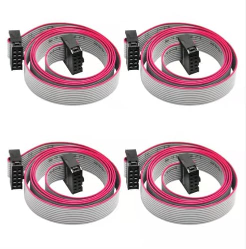 Amazon.com: SJZBIN 4pcs Flat Ribbon Cable Connector 2.54 mm Pitch Dual ...