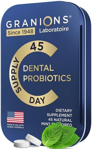 Amazon.com: Granions Oral Probiotic Mints - Best Breath Freshener with ...