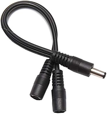 Amazon.com: OMNIHIL DC Barrel Plug Splitter 2.1mm x 5.5mm, 1 Male Plug ...