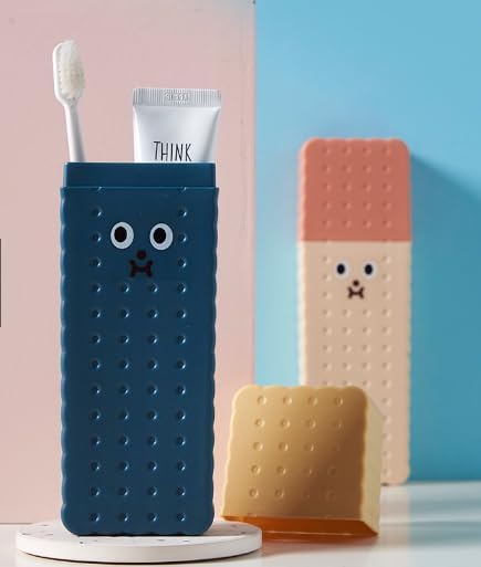 Divik Toothbrush Holder Box Travel Toothpaste/Toothbrush Holder Case ...
