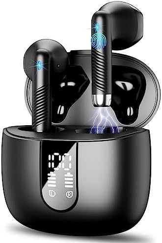 Amazon.com: Wireless Earbuds V5.3 Bluetooth Headphones 56H Playtime ...