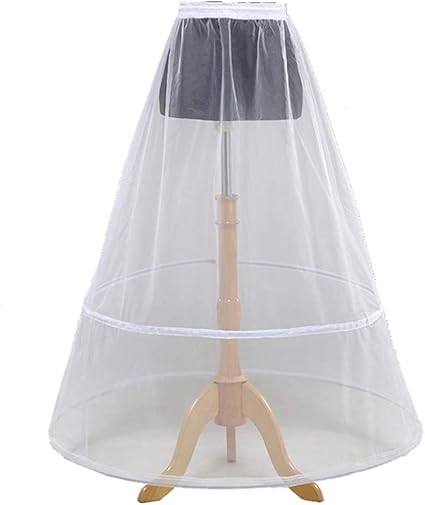 Loywe, Reifrock Petticoat aus Satin, 2 Ring, Taille Umfang bis 110cm ...