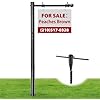 Amazon.com : Estate Sign Posts, 7FT Tall Metal Real Estate Sign Posts ...