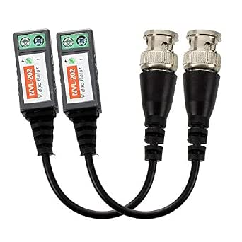 3NH® 2 Networks CAT 5 Camera CCTV BNC coaxial Passive Video balun UTP ...