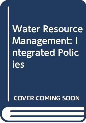 Buy Water Resource Management: Integrated Policies Book Online at Low ...