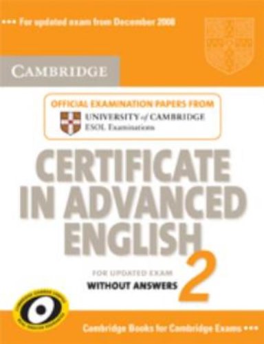 Cambridge Certificate in Advanced English 2 for Updated Exam Student's ...