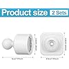 Amazon.com: Newtay 2 Sets Angled Shower Rod Mount for Sloped Walls ...