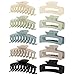 10 Pack Hair Claw Clips, Neutral Hair Clips for Women, 4.1" Big Claw ...