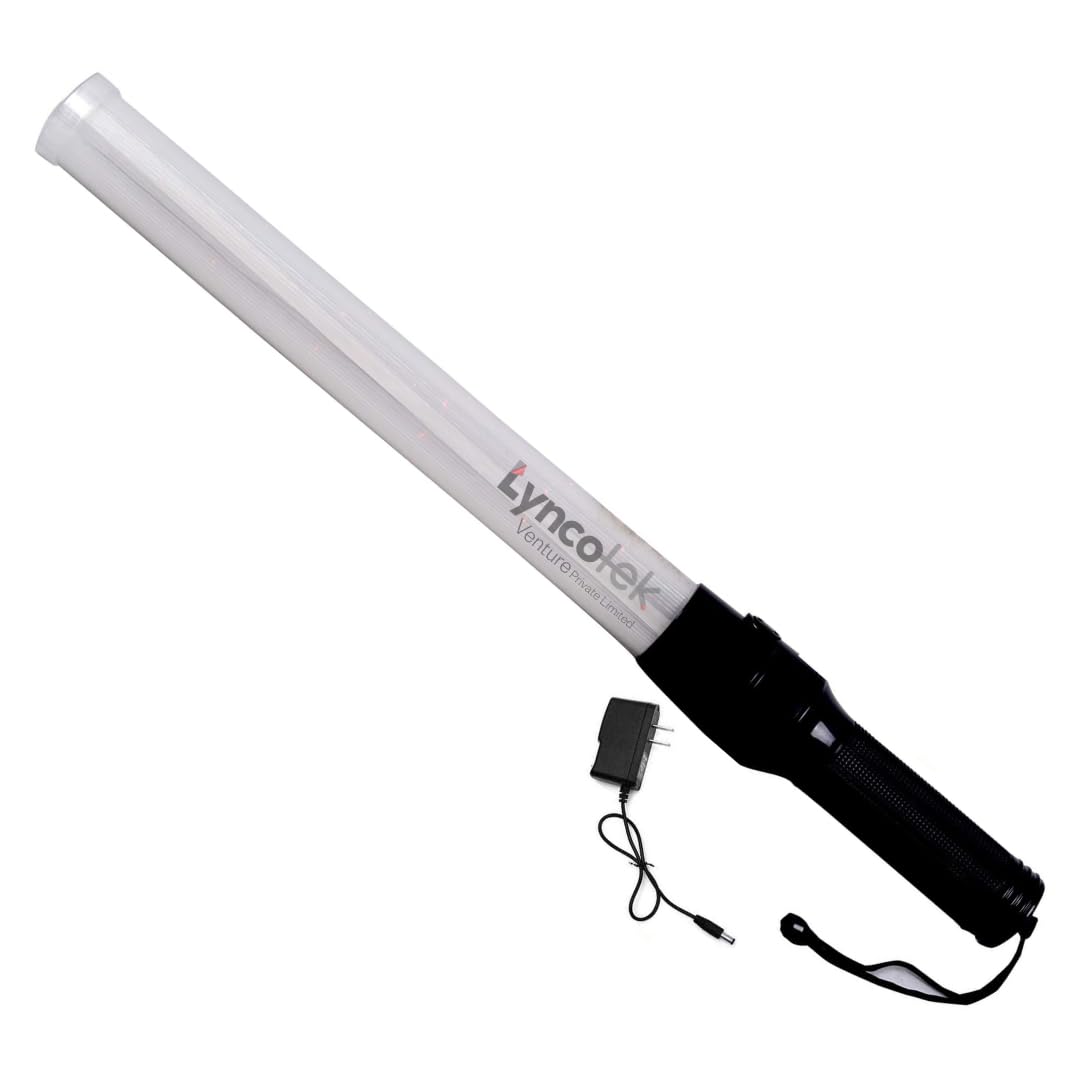 Lyncotek Traffic control baton RED, GREEN flashing light with torch ...