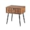 Amazon.com: HOMPUS End Table with Drawer, Nightstand with Storage ...