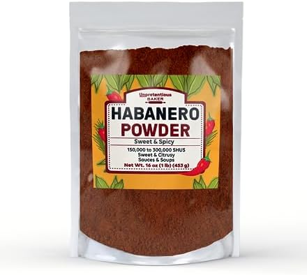 Amazon.com : Habanero Pepper Ground 4oz - Premium All Natural Powder ...