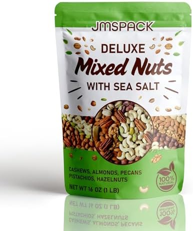 Amazon.com : JMSPACK Deluxe Mixed Nuts, Almonds, Cashews, Pecans ...