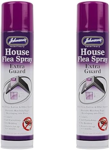 Johnson's Extra Guard House Flea Spray, 400 ml (Pack of 2) : Amazon.co ...