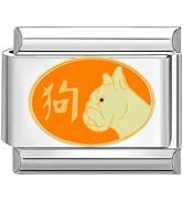 Quiges - 9mm Italian Style Charm Link Module Bracelet Stainless Steel ...