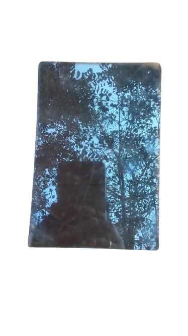 Plain Blue Glass for Window | PER Square 168 | X2 Combo : Amazon.in ...