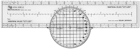 Amazon.com : CYA Rotating Plotter Aviation, Flight Azimuth Plotter for ...
