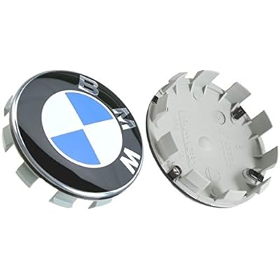 Tampas do cubo de roda BMW com emblemas SET 4 para e36 e38 e39 e46