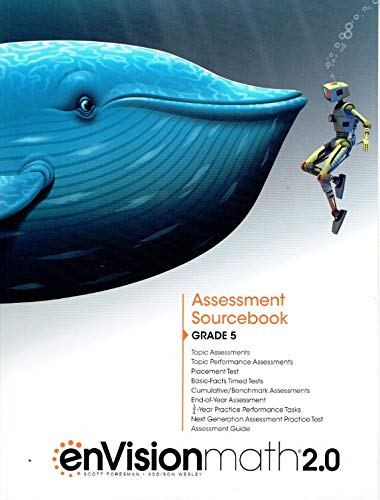 enVision Math 2.0, Assessment Sourcebook, Grade 5, 9780328893331 ...