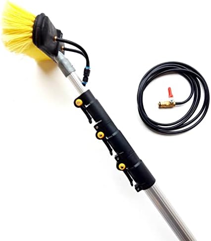 Hi-Tech,Water Fed Window Cleaning Pole 4 mtrs,13 Foot Long With Built ...
