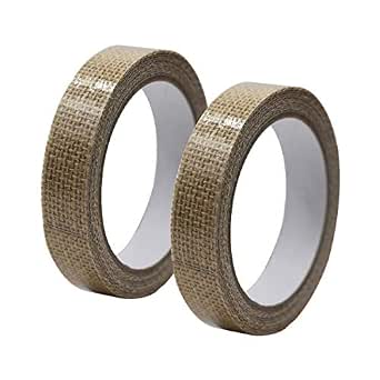 SUPVOX 2pcs Flax Tape Masking Decorative Tape Sticky Craft Trim ...