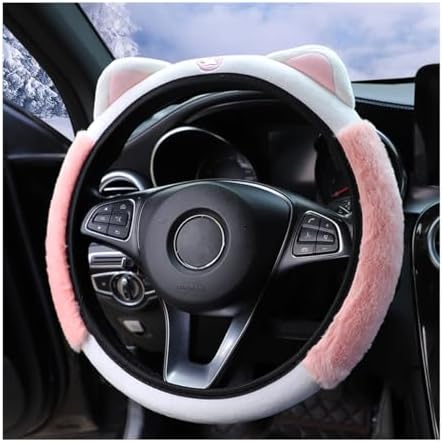 Bittwee Car Steering Wheel Cover, Fluffy Soft Plush for Winter Warm ...