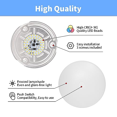 Snapklik.com : RV Interior LED Puck Light 12V Dimmable Warm White Puck ...