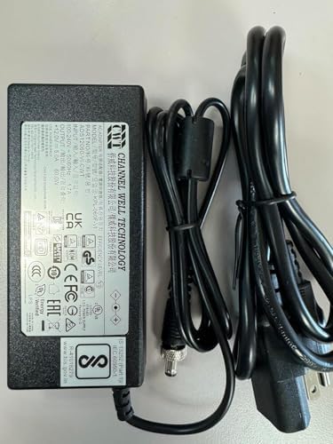 Amazon.com: UL Listed Locking Nut 12V 5A AC/DC Adapter Compatible with ...