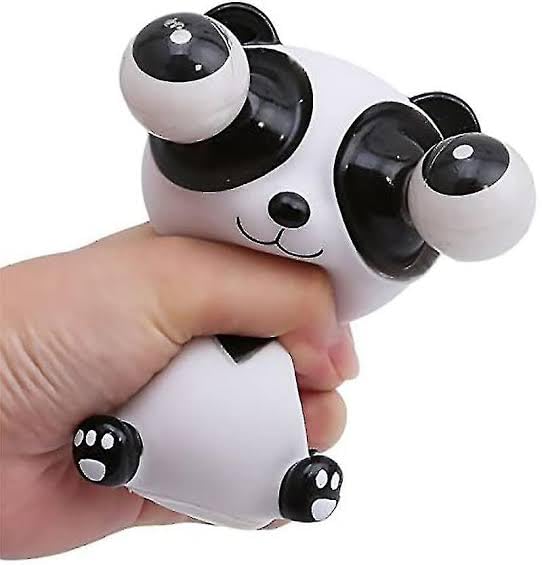 Cute Squishy Eye-Popping Panda (10.5 cm), Large Squeeze Toy for Stress ...