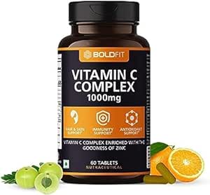 Amazon.com: MENT Vitamin C Complex 1000mg Tablet with Amla and Zinc for ...