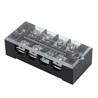 Generic Terminal Strip Block, M4 4Pcs Terminal Block Strip Anti ...