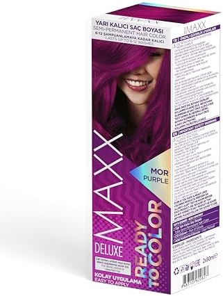 Amazon.com : MAXX DELUXE Semi Permanent Hair Dye, Color Depositing ...