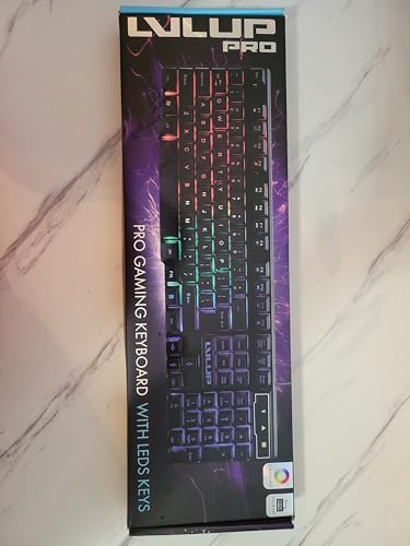 Amazon.com: Vivitar LVLUP PRO Gaming Keyboard with Leads Keys, Black ...