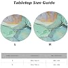 Amazon.com: FATTTYCY Round Table Cloth Jade Marble Print Tablecloth ...