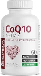 CoQ10 100 MG High Potency Cellular Energy Production, 60 Vegetarian Capsules : Amazon.in: Health ...