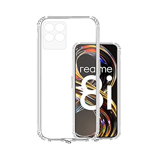 Dashmesh Shopping Crystal Clear Back Cover Case for Realme 8i ...