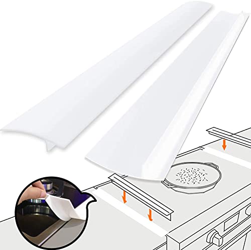 Silicone Gap Cover, (2 Pack) Silicone Gap Stopper Kitchen Stove Counter ...