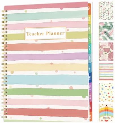 Amazon.com : SUNEE Teacher Planner 2026-2027 Academic Year, 7 Periods ...