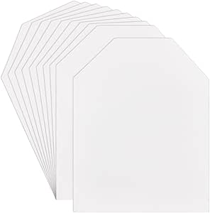 Amazon.com: BENECREAT 30Pcs White Cardboard Shirt Inserts Folding Forms ...